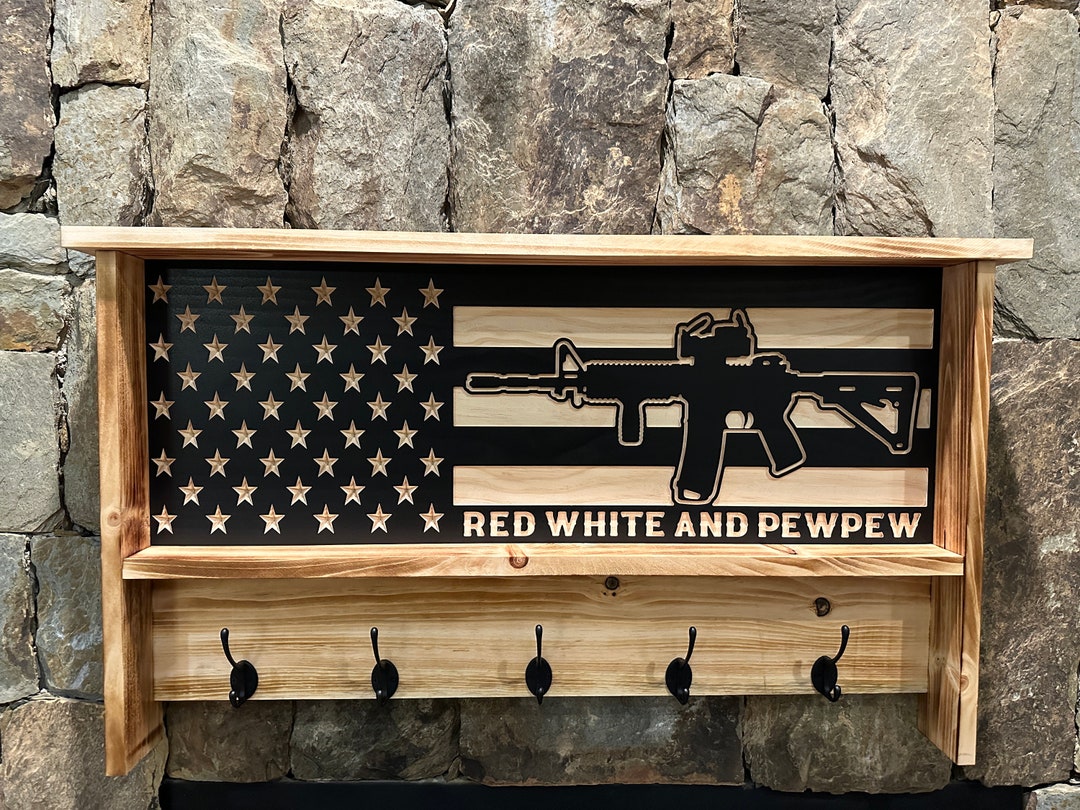 Customizable Flag Coat Rack (can Add a Design of Your Choice on Flag ...