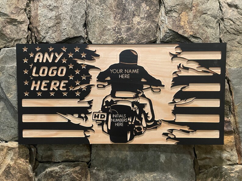 Customizable Motorcycle/biker Flag - Etsy