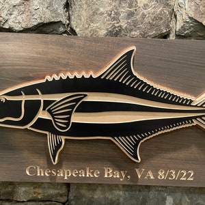 Customizable Mounted Fish Plaque/sign - Etsy