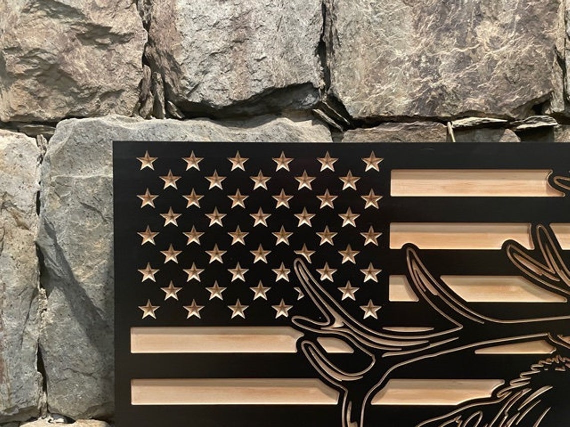 Customizable Bull Elk Flag - Etsy