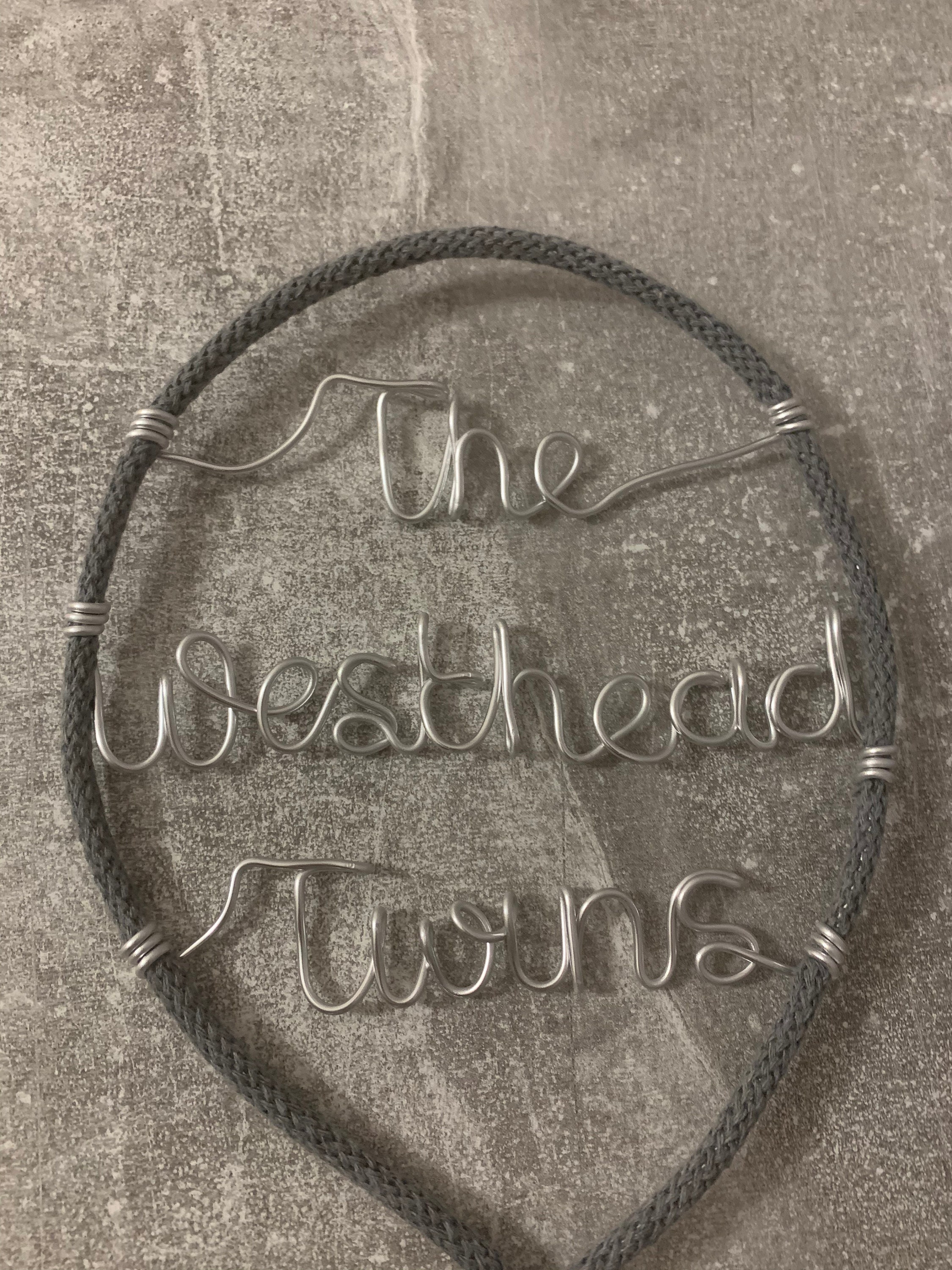 Knitted wire personalised balloons | Etsy