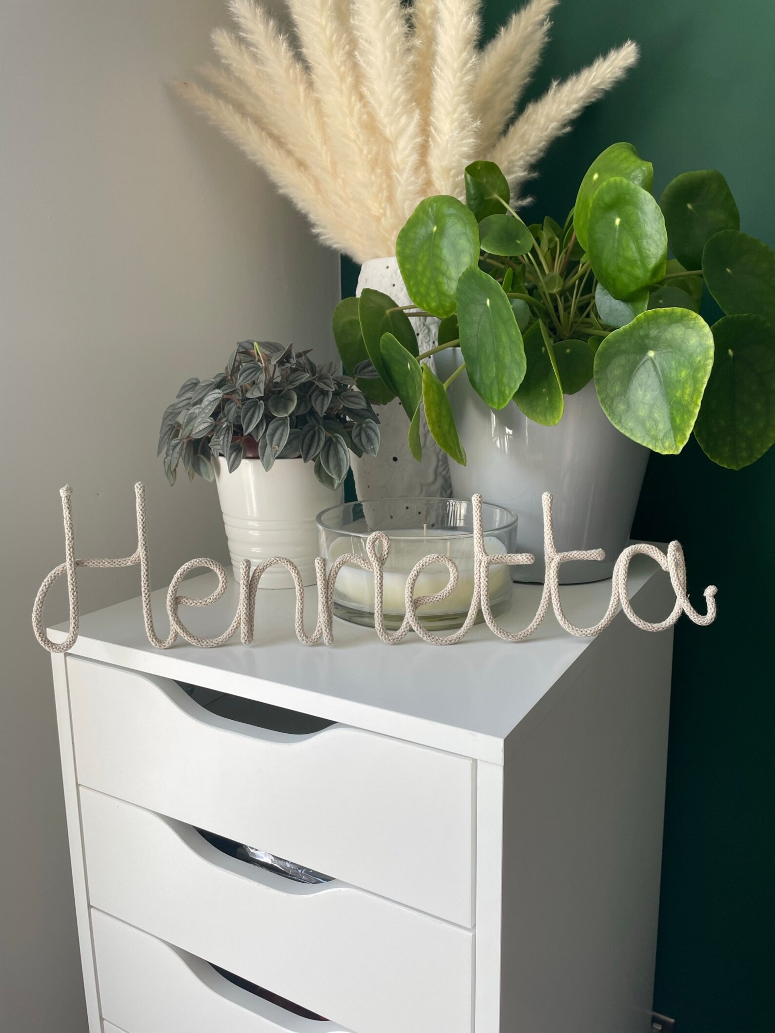 Personalised Knitted Wire/ Plain Wire Signs - Etsy UK