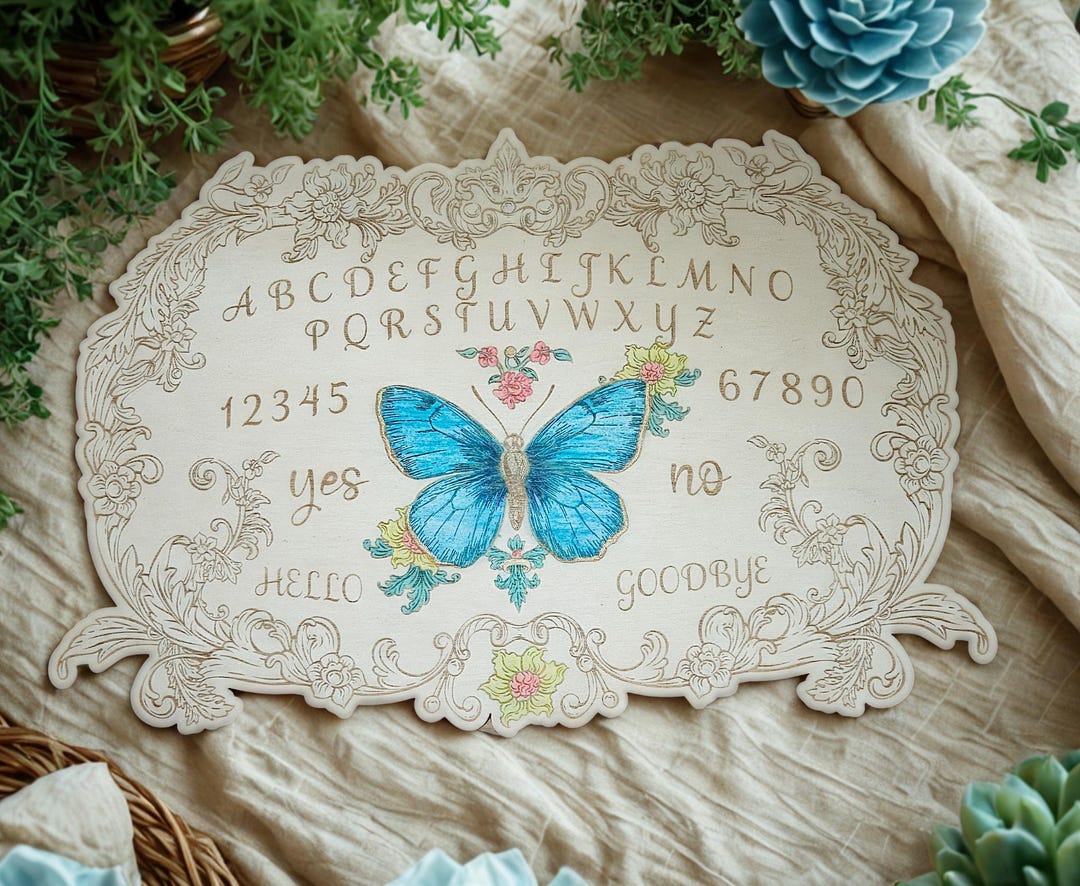 LIMITED* Rococo Baroque Butterfly Spirit Board W/planchette ...