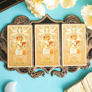 NEW! Wooden 3 Card Tarot Spread Board | Octopus Tarot Board ...