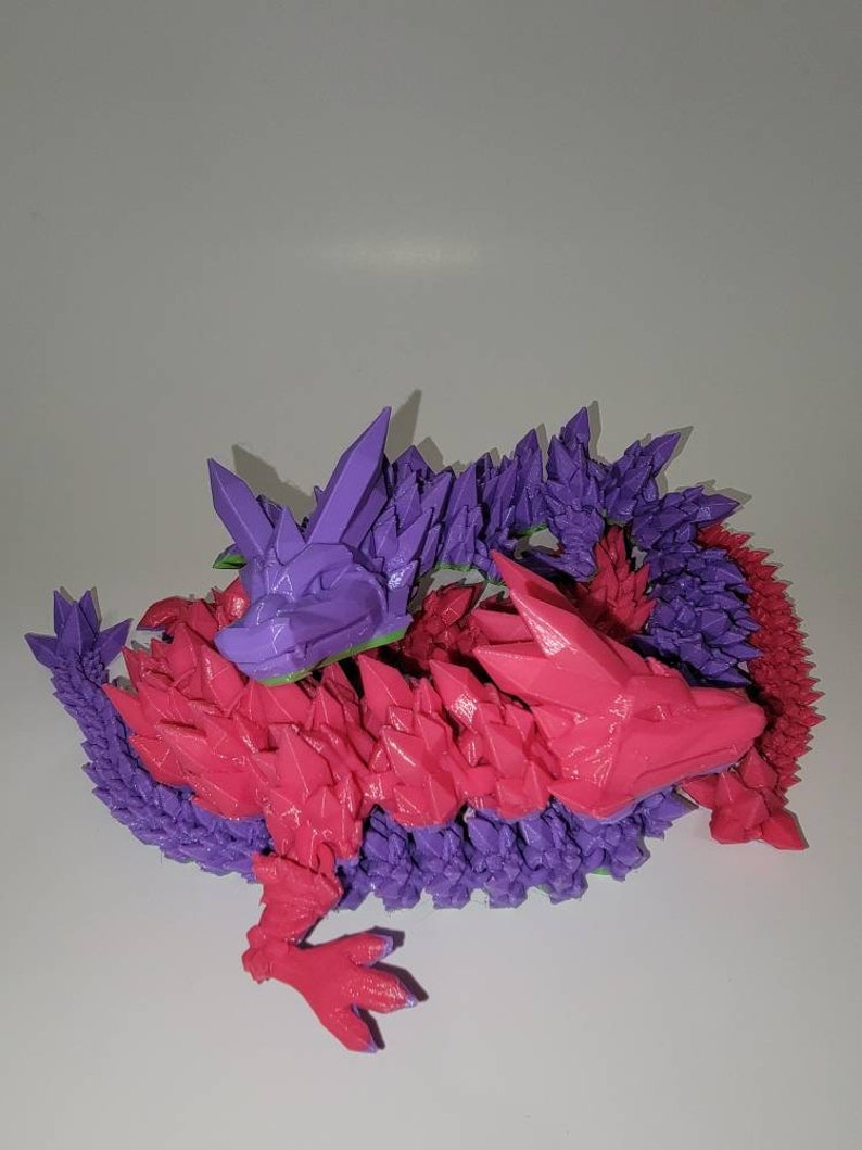 Crystal Dragon by Cinderwing 3d. Authorized Seller. - Etsy