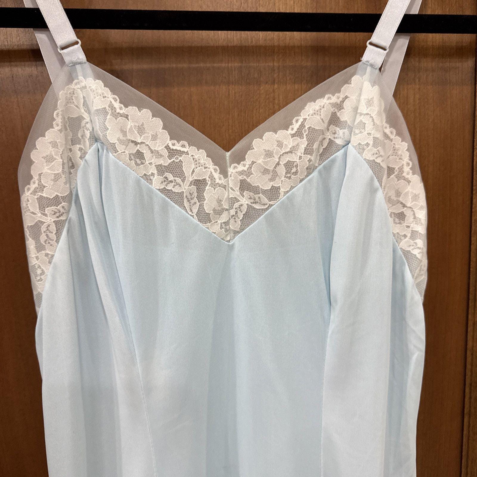 Vintage Sears Baby Blue Colored Full Slip Size 32 Short - Etsy