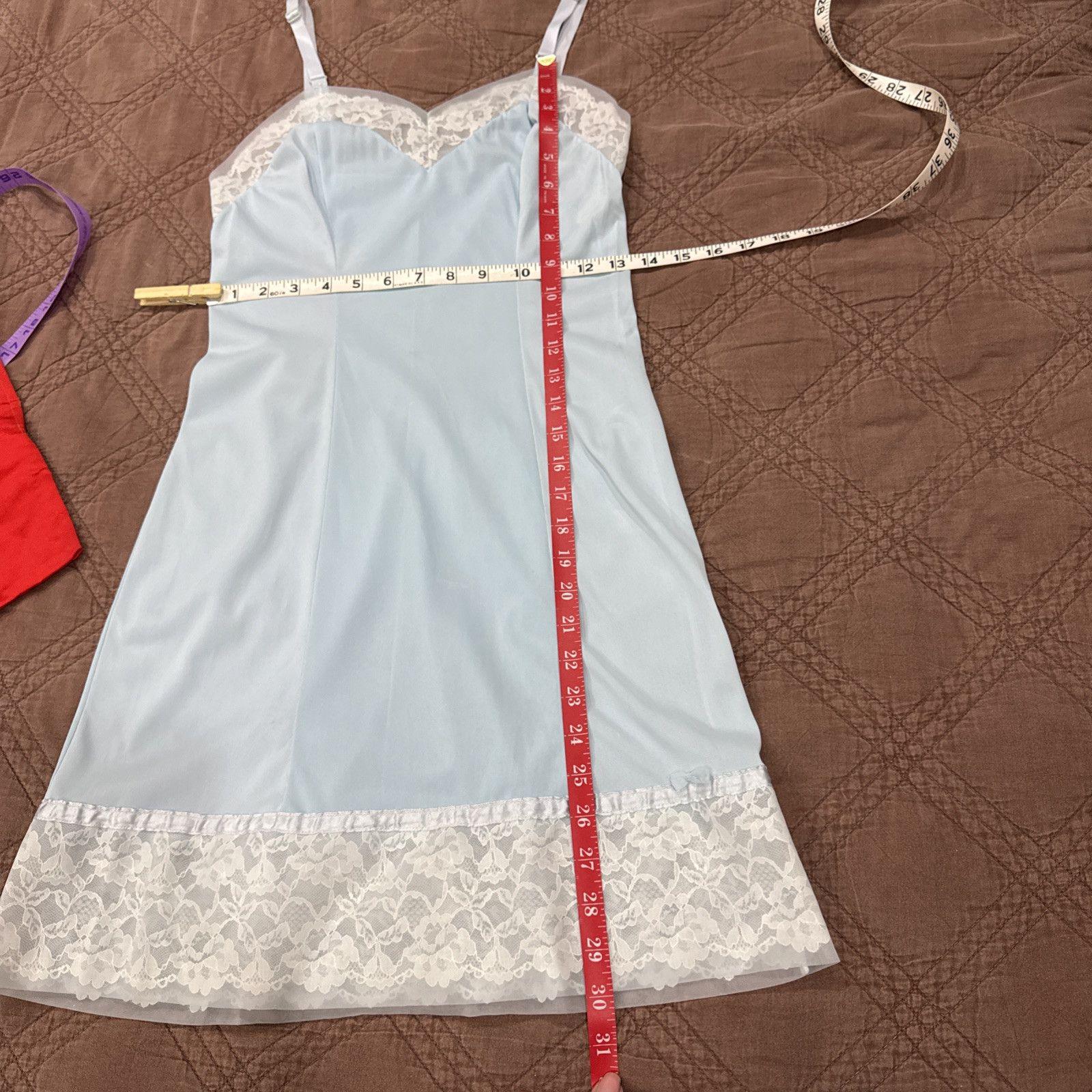 Vintage Sears Baby Blue Colored Full Slip Size 32 Short - Etsy