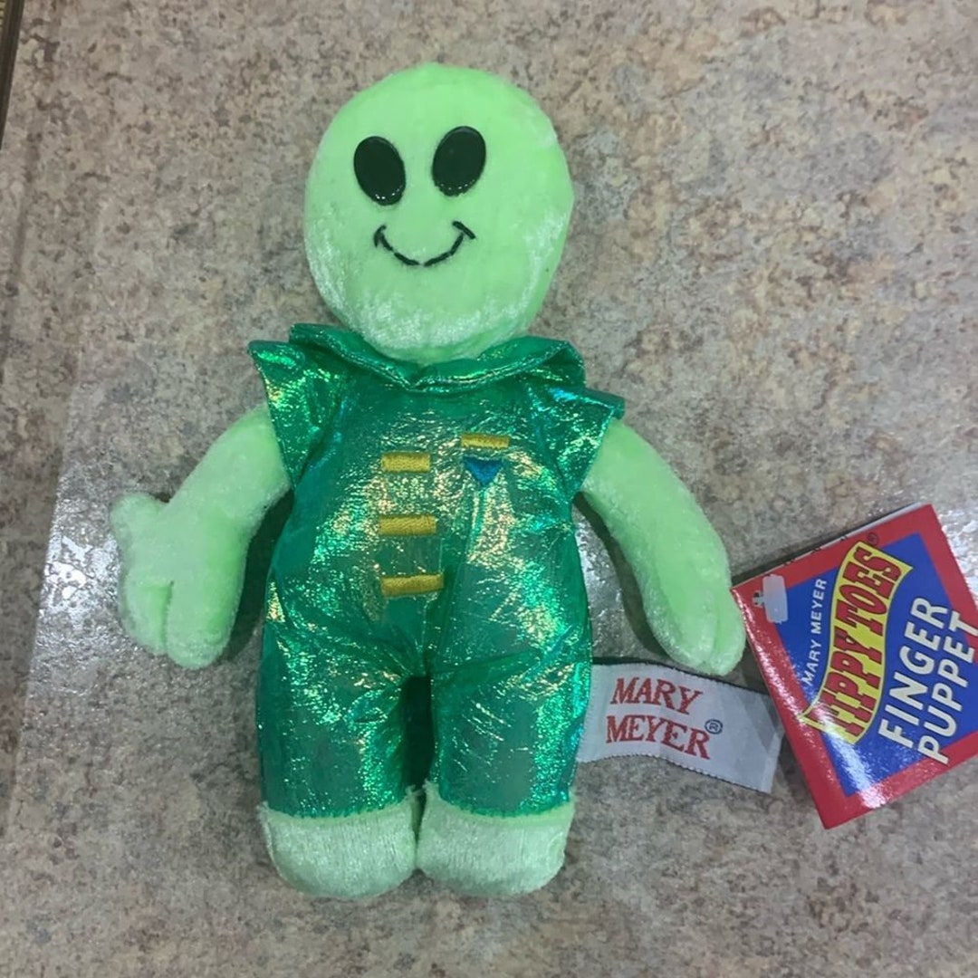 Vintage 1997 Cosmos Alien Finger Puppet Mary Meyer NWT - Etsy