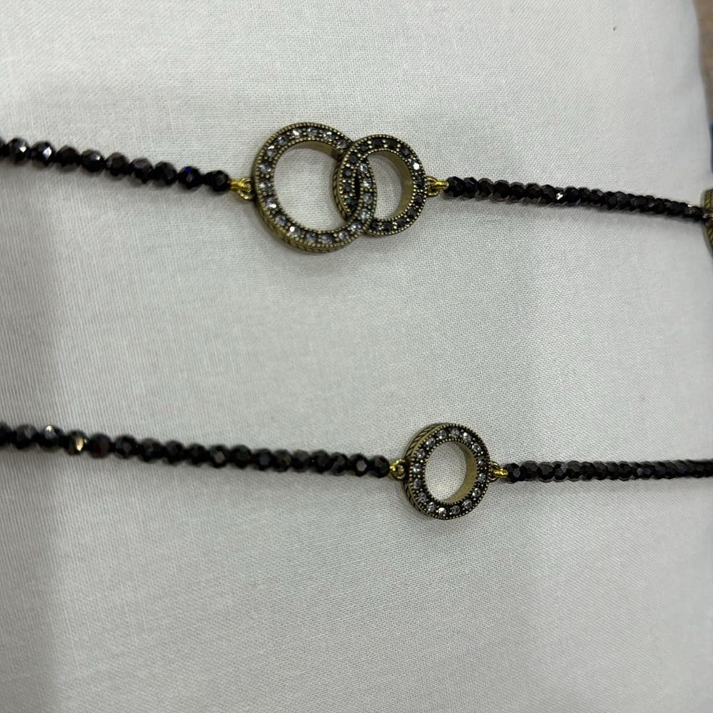 Heidi Daus Long Crystal Toggle Closure Necklace - Etsy