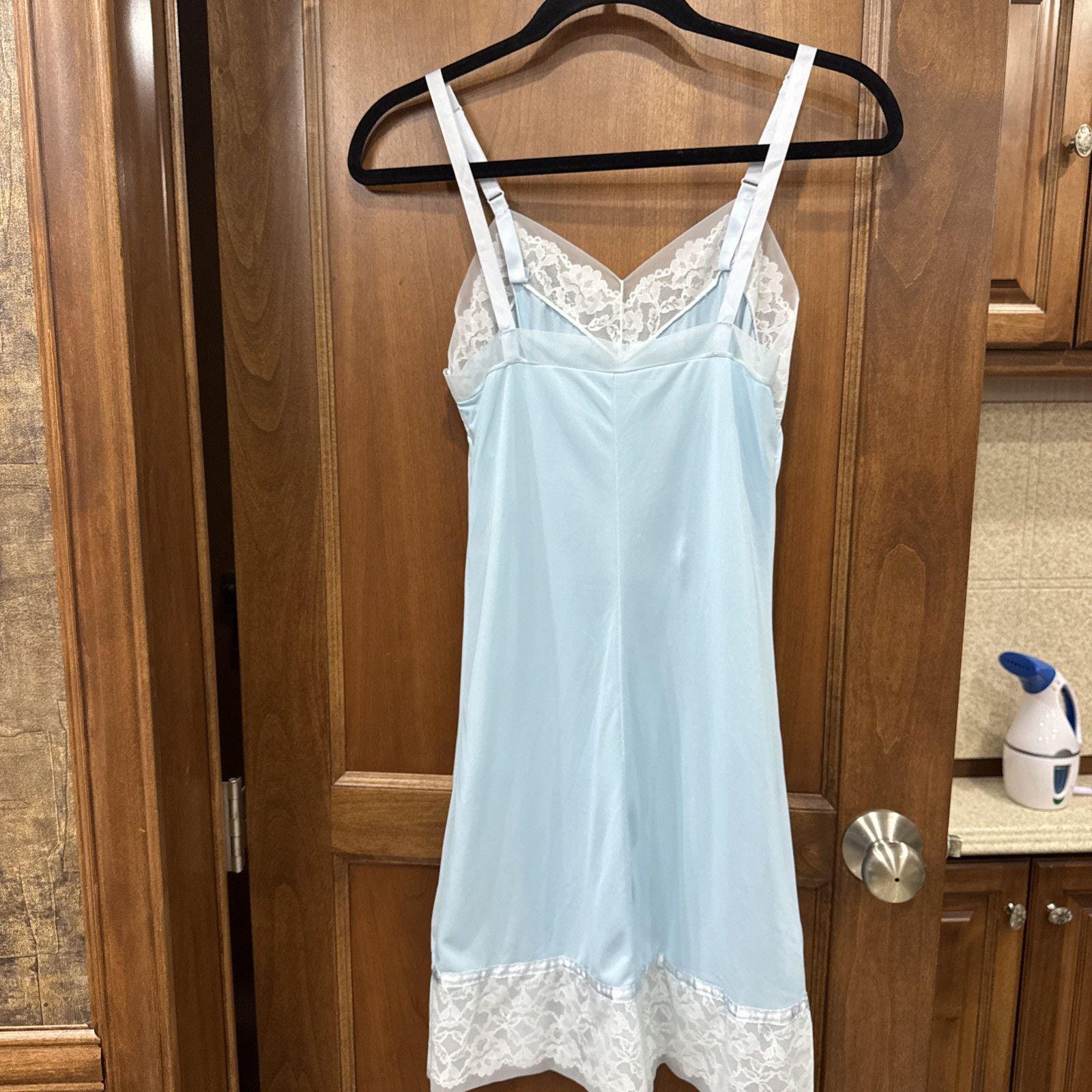 Vintage Sears Baby Blue Colored Full Slip Size 32 Short - Etsy