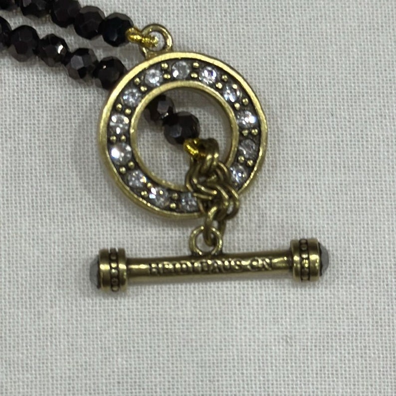Heidi Daus Long Crystal Toggle Closure Necklace - Etsy