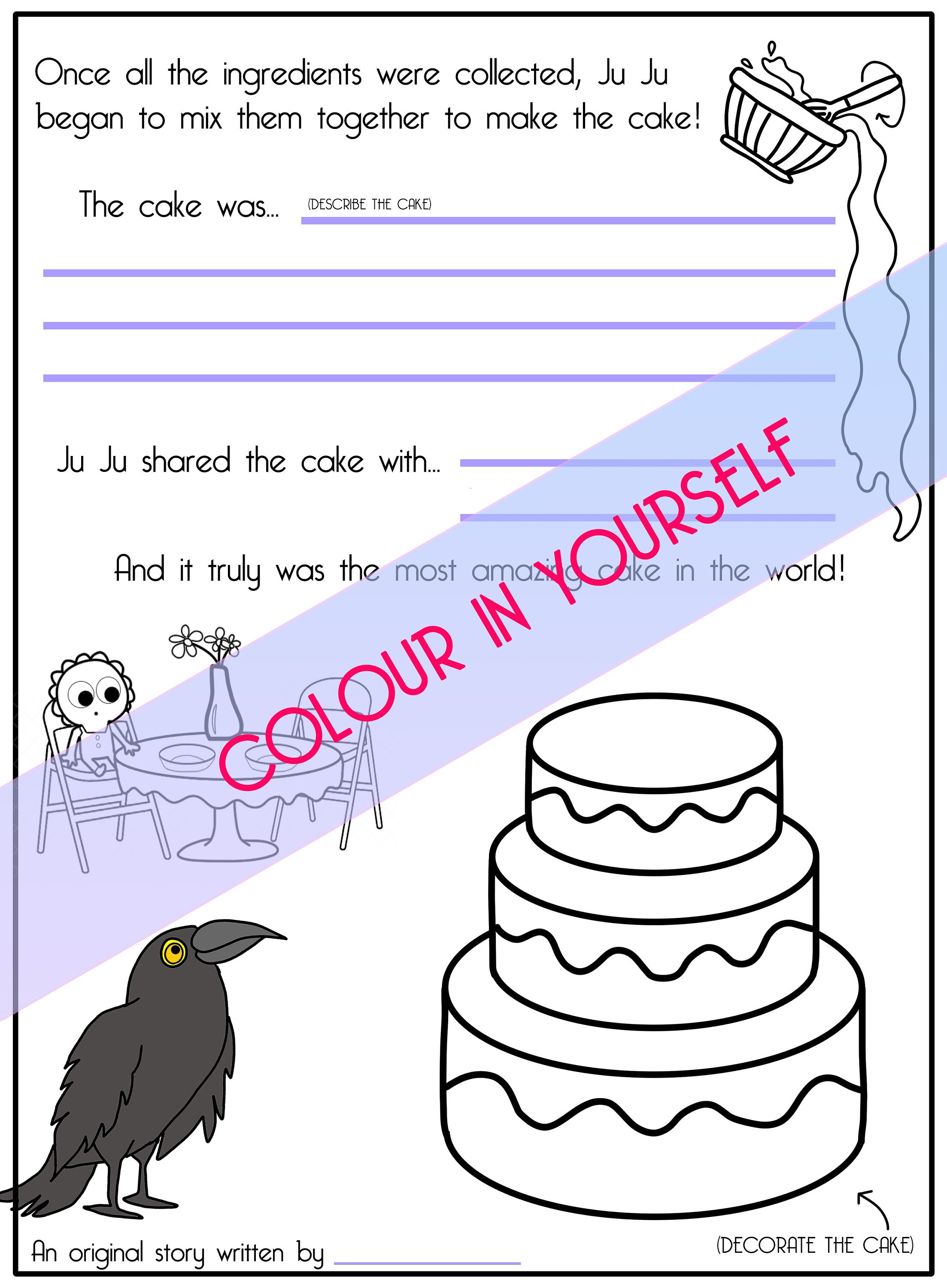 Kids Fill in the Blanks Story Digital Download - Etsy