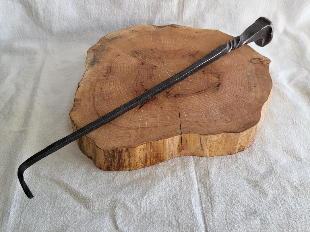 Rail Spike BBQ Meat Flipper - Hand Forged From Reclaimed Railroad Spike ...