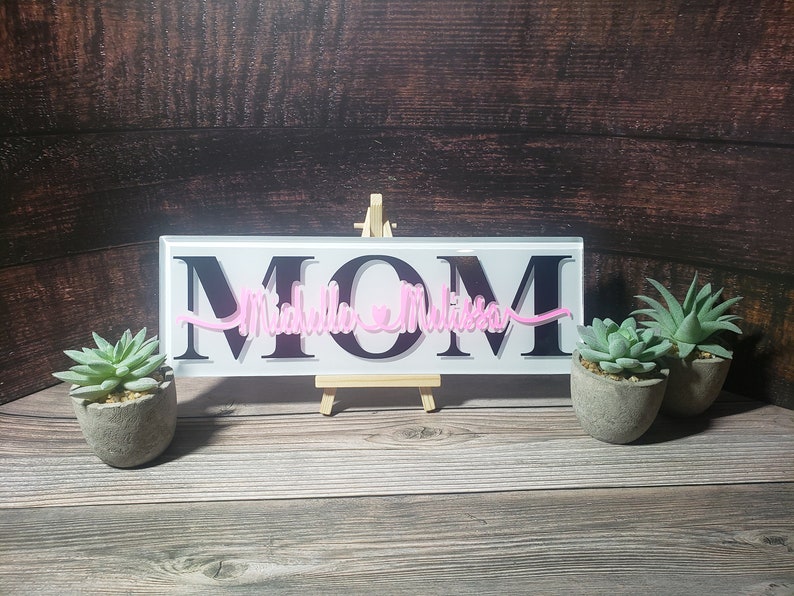 Mother's Day Gift | Mom Display Glass Tile - Etsy