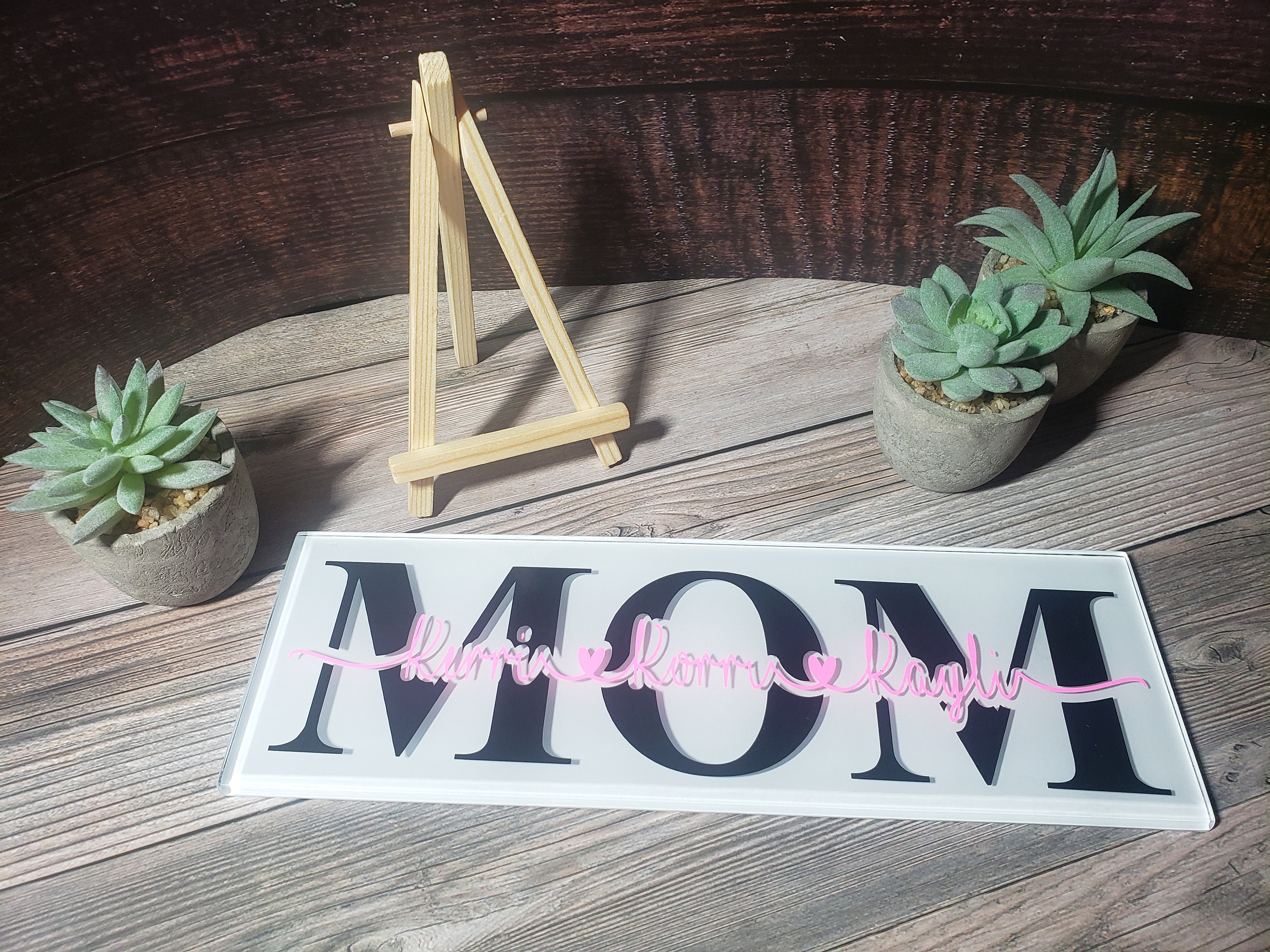 Mother's Day Gift | Mom Display Glass Tile - Etsy