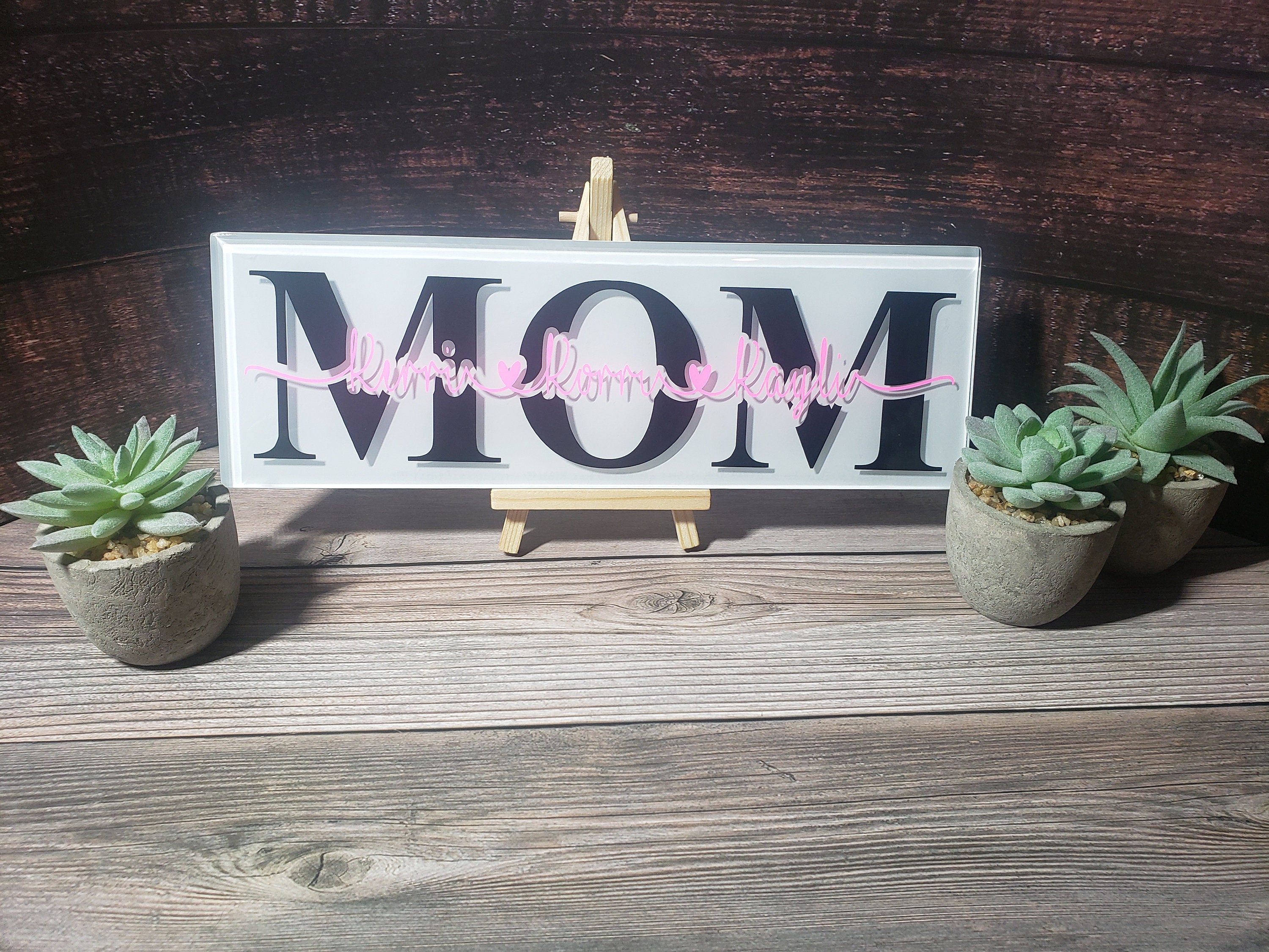 Mother's Day Gift | Mom Display Glass Tile - Etsy