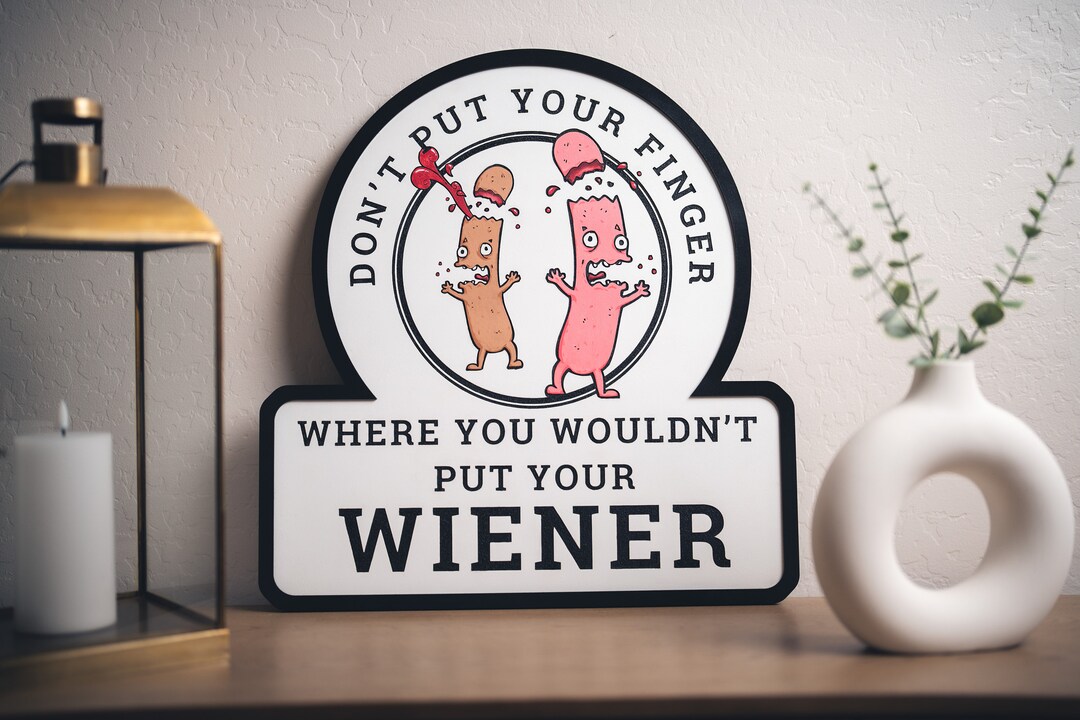 Wiener Sign - Laser Files - Etsy