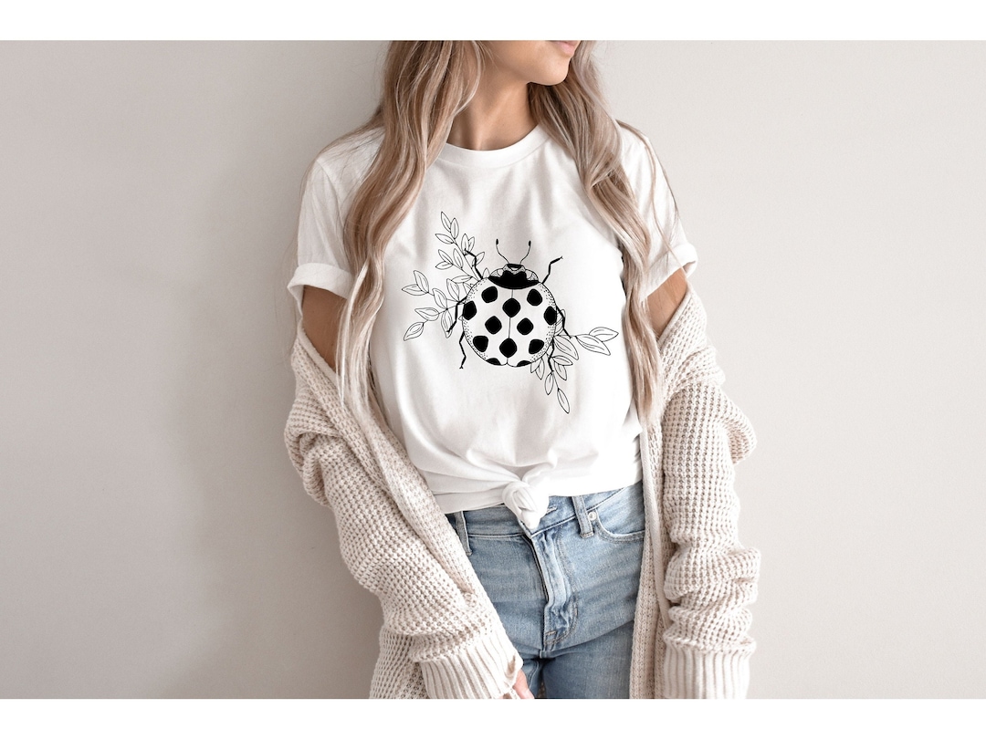 Cute Ladybug T-shirt | Ladybug Shirt | Nature Lover Gift | Animal Lover ...