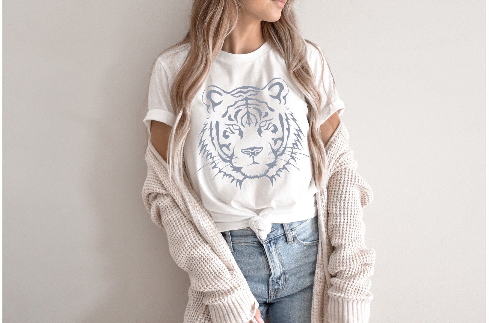 Tiger Graphic T-shirt | Cute Boho Tiger Shirt | Nature Lover Gift ...