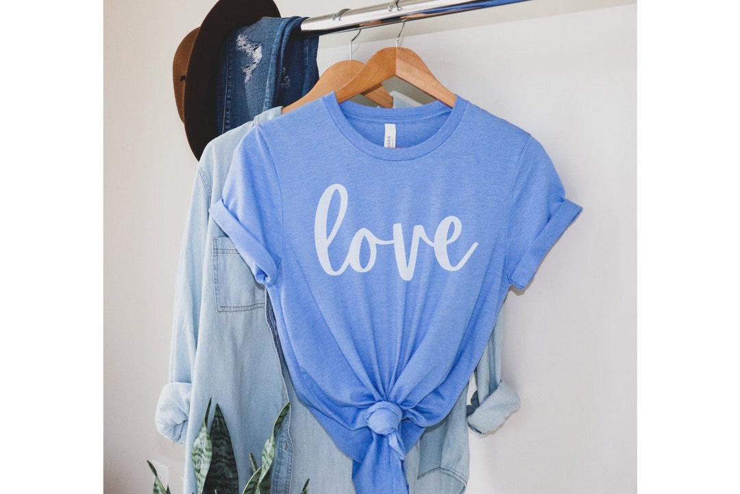 Kurzarm Unisex T-Shirt | Liebe T-Shirt | Süßes Love Graphic Shirt ...