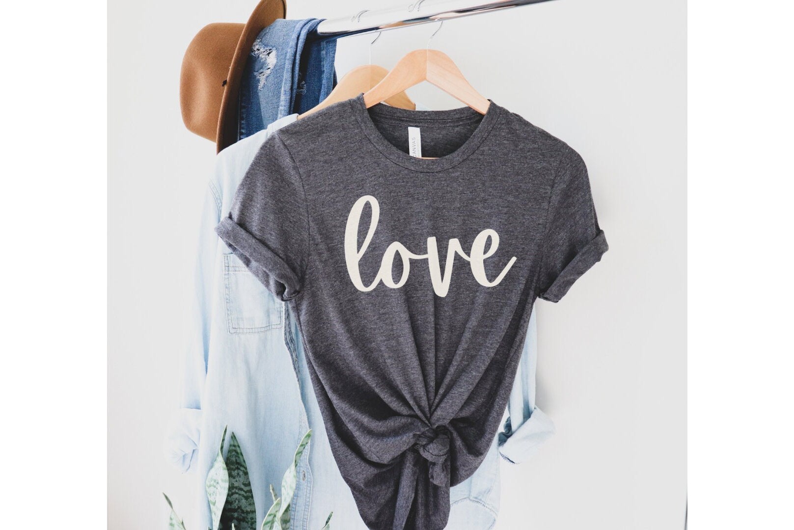Kurzarm Unisex T-Shirt | Liebe T-Shirt | Süßes Love Graphic Shirt ...