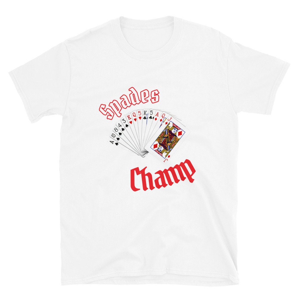 Personalized Spades Champ T-shirt - Etsy