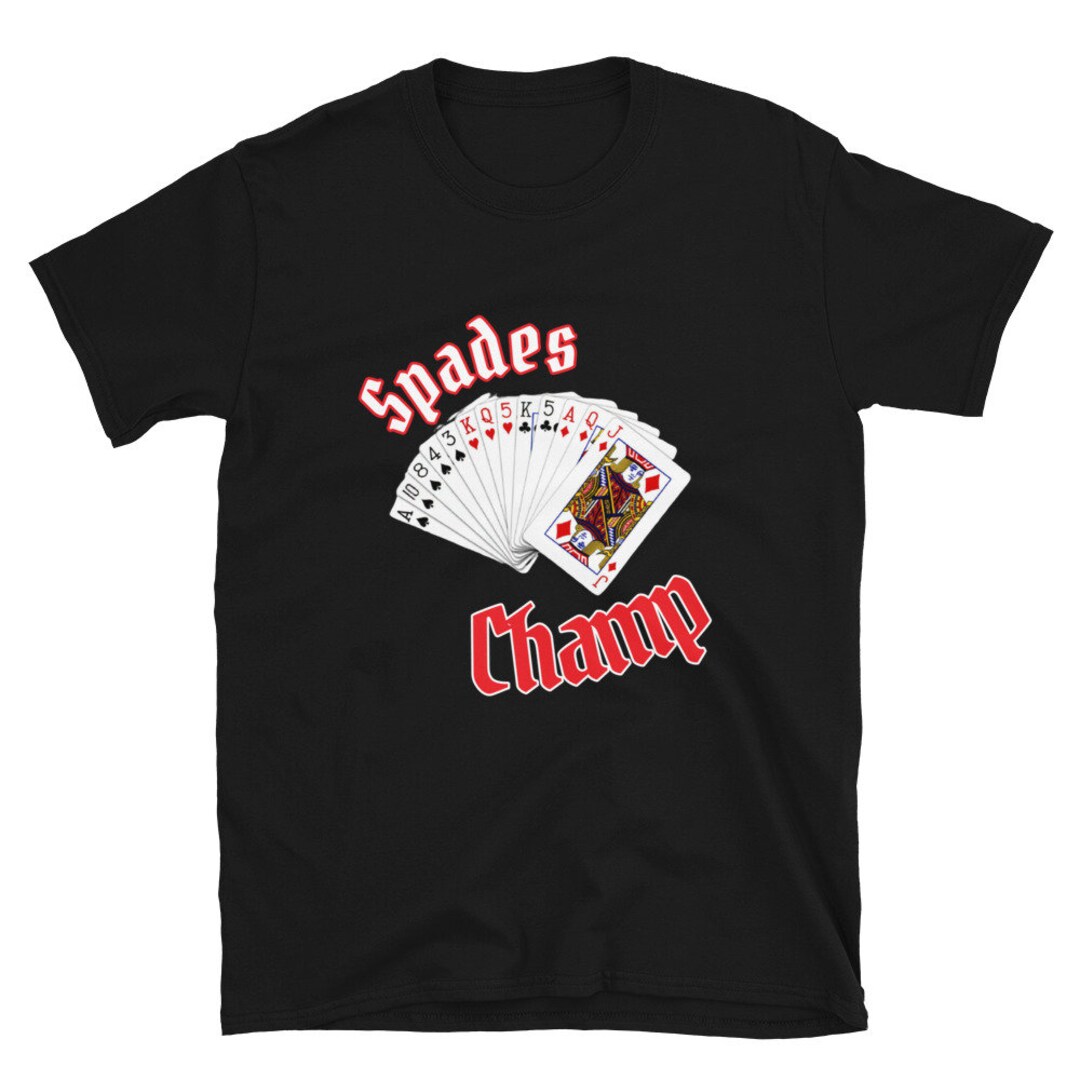 Personalized Spades Champ T-shirt - Etsy