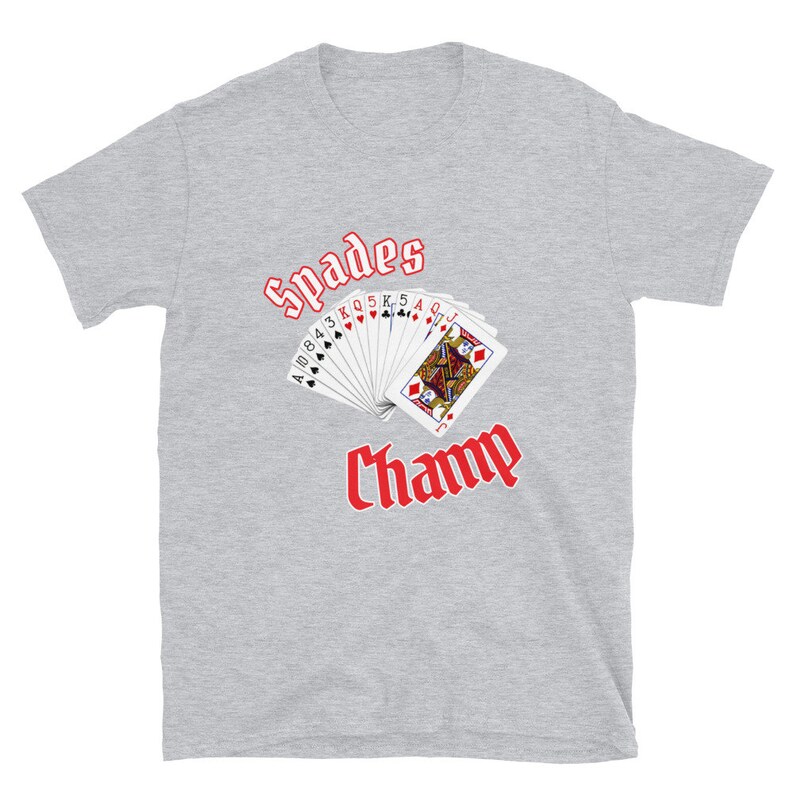Personalized Spades Champ T-shirt - Etsy