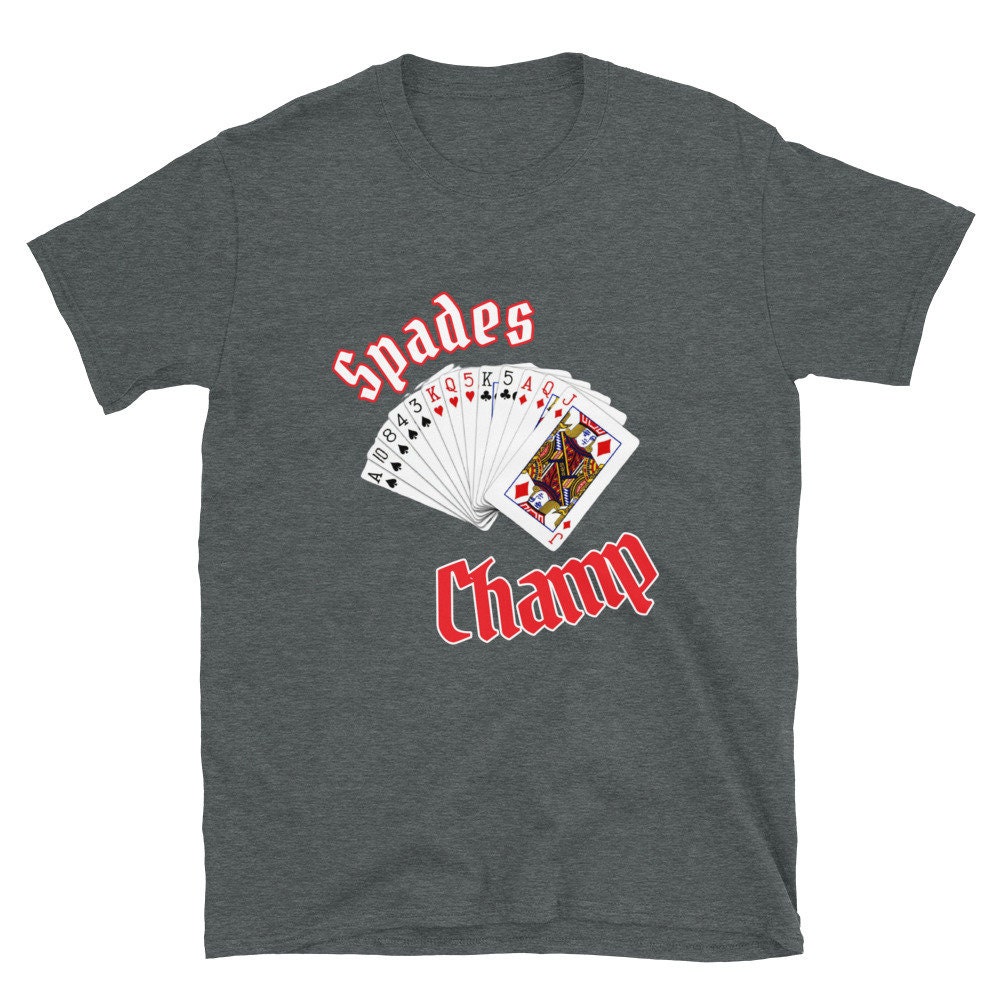 Personalized Spades Champ T-shirt - Etsy