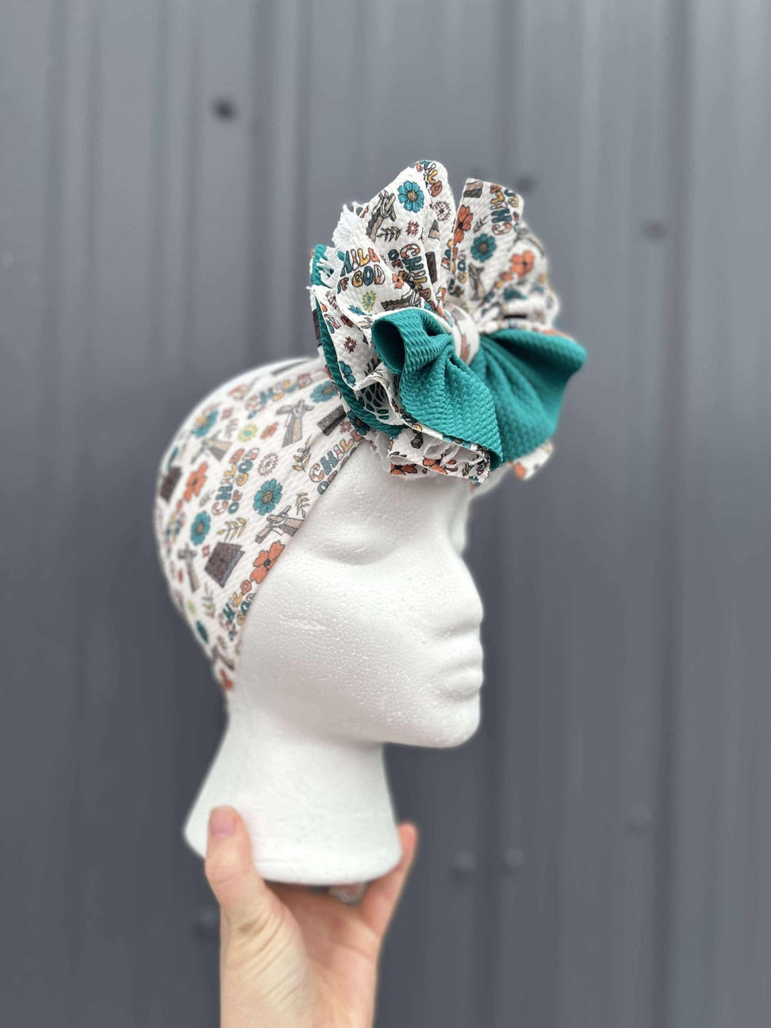 Child of God Shredded Headwrap Baby Size, Ready to Ship, - Etsy