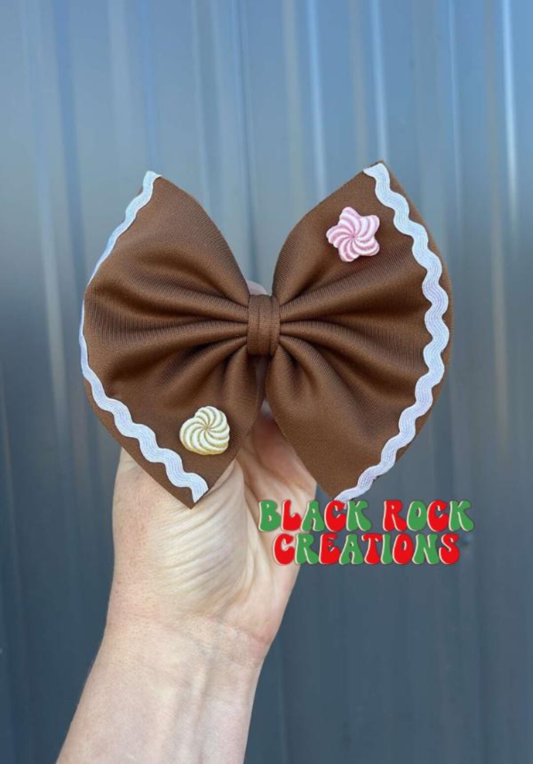 Gingerbread Man Christmas Bow, Piggie Bows, Small Hair Clip Bows, MORE ...