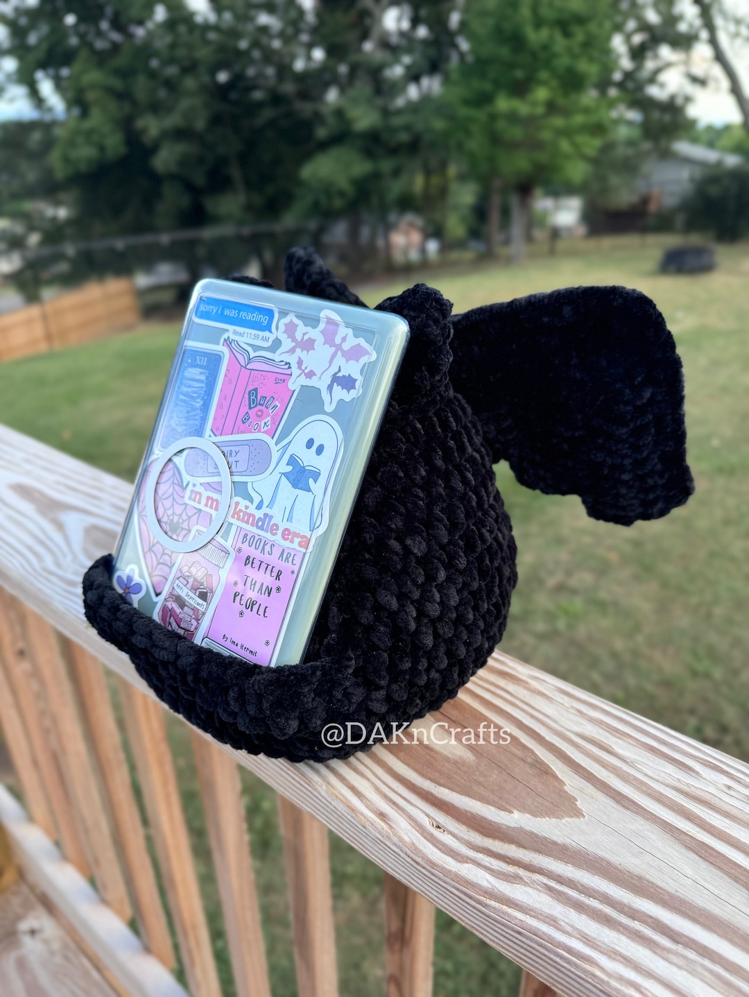 Bat Pouf E-reader | Crochet | Kindle | BOOX Palma | Nook | Ipad ...