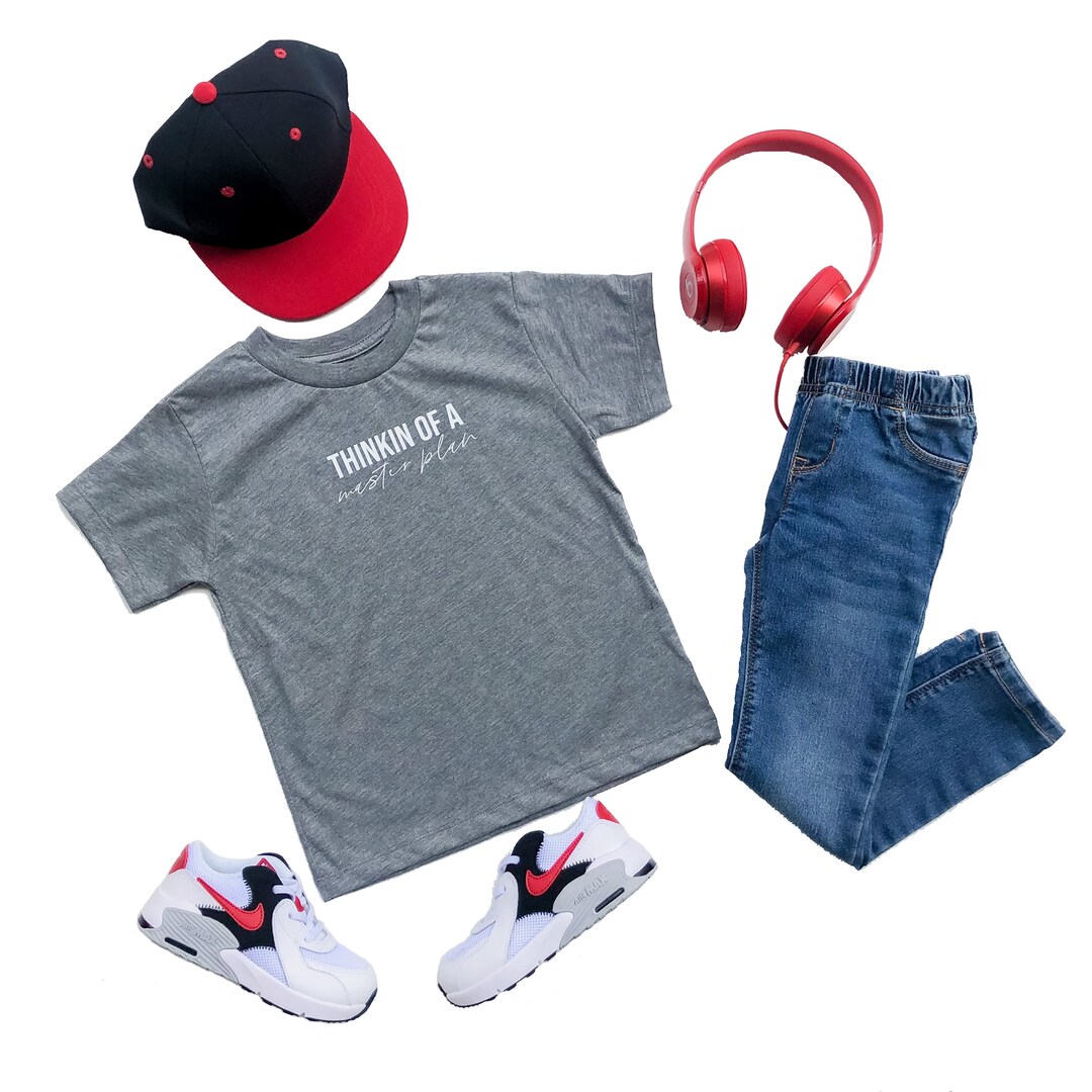 THINKIN of a MASTER PLAN (toddler and Youth Tee) - Etsy