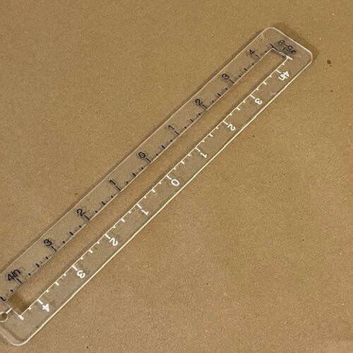 Acrylic Zipper Pocket / Overlay Template - Etsy