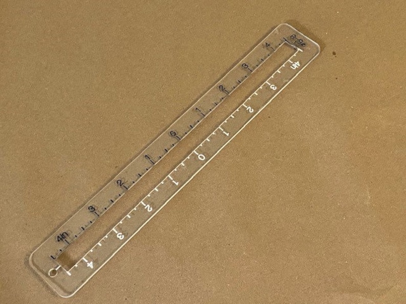 Acrylic Zipper Pocket / Overlay Template - Etsy