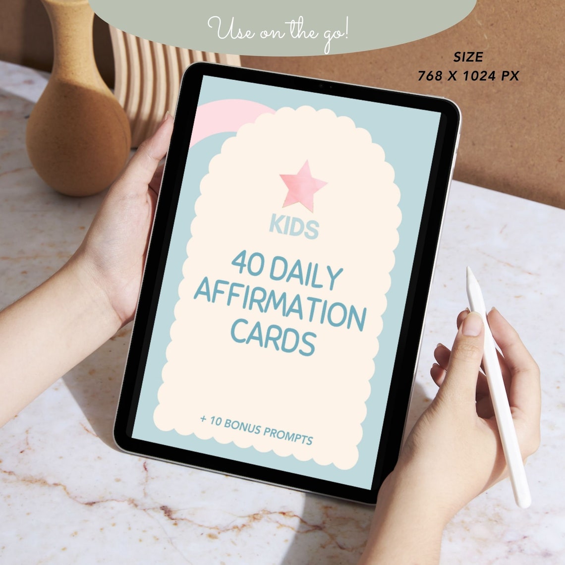40 Affirmation Cards for Kids Printable, Children's Positive ...