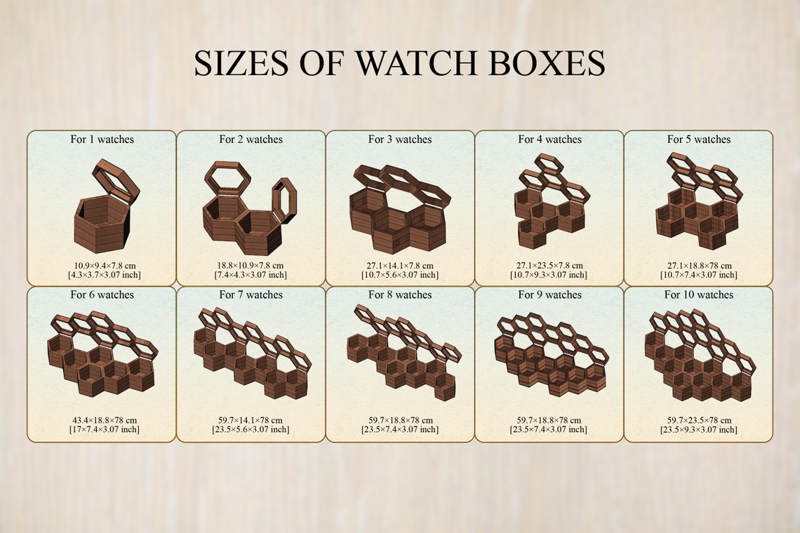 Large Watch Box Wooden Watch Box Watch Holder for Men Watch - Etsy UK