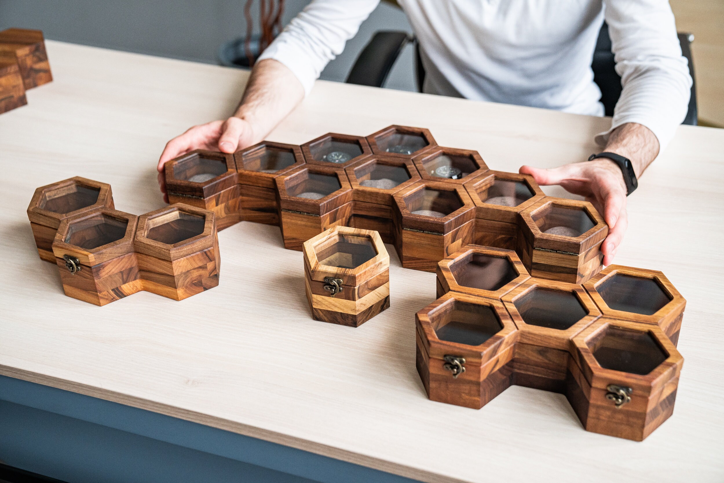 Large Watch Box Wooden Watch Box Watch Holder for Men Watch - Etsy UK