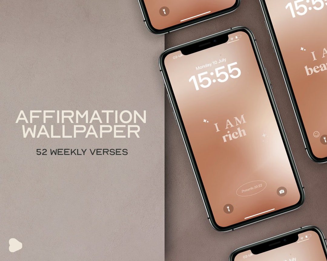 Affirmation & Bible Verse Wallpaper, Neutral, High Resolution, Ios ...