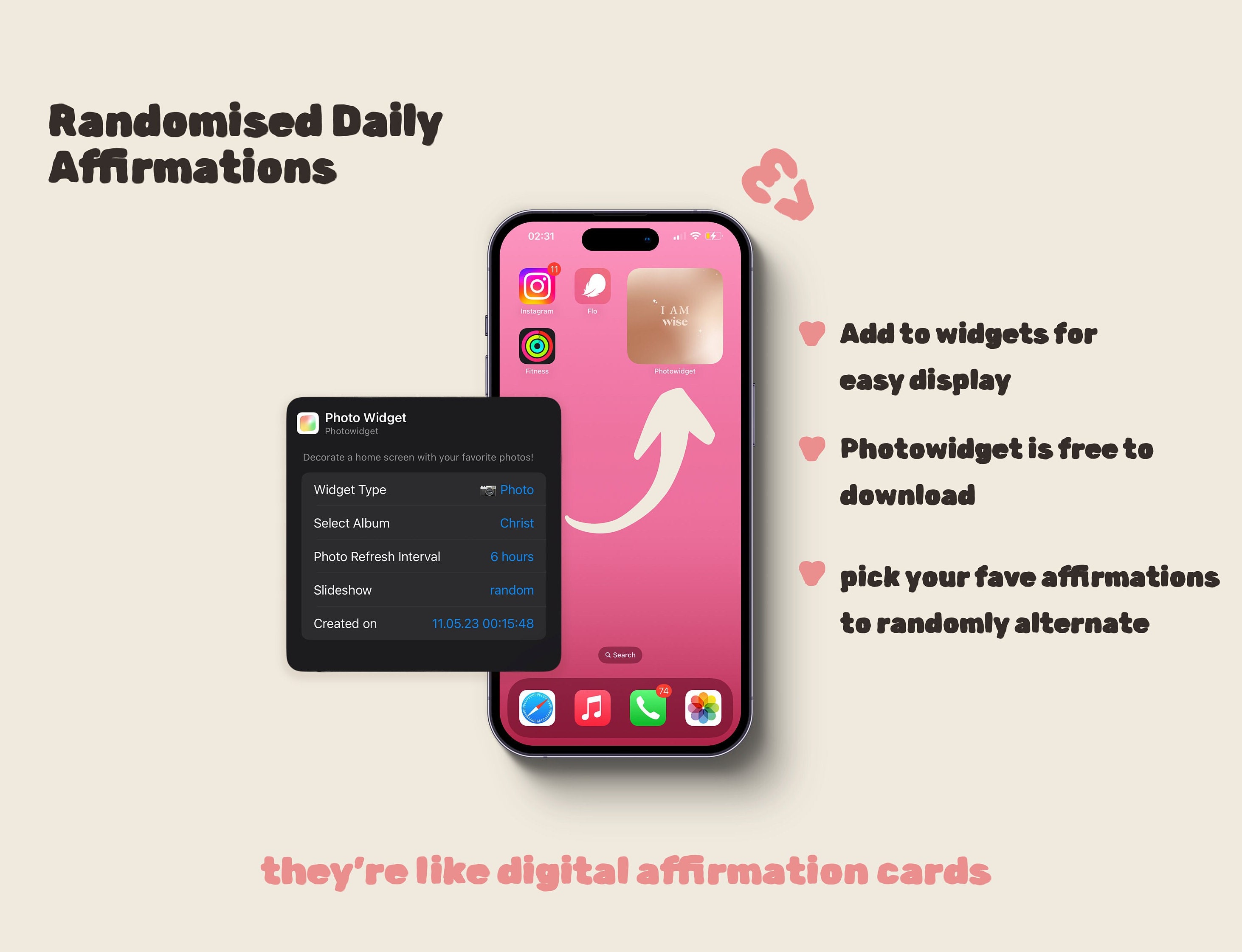 Affirmation & Bible Verse Wallpaper, Neutral, High Resolution, Ios ...