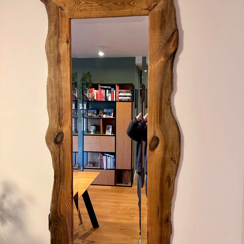 Live Edge Mirror - Etsy