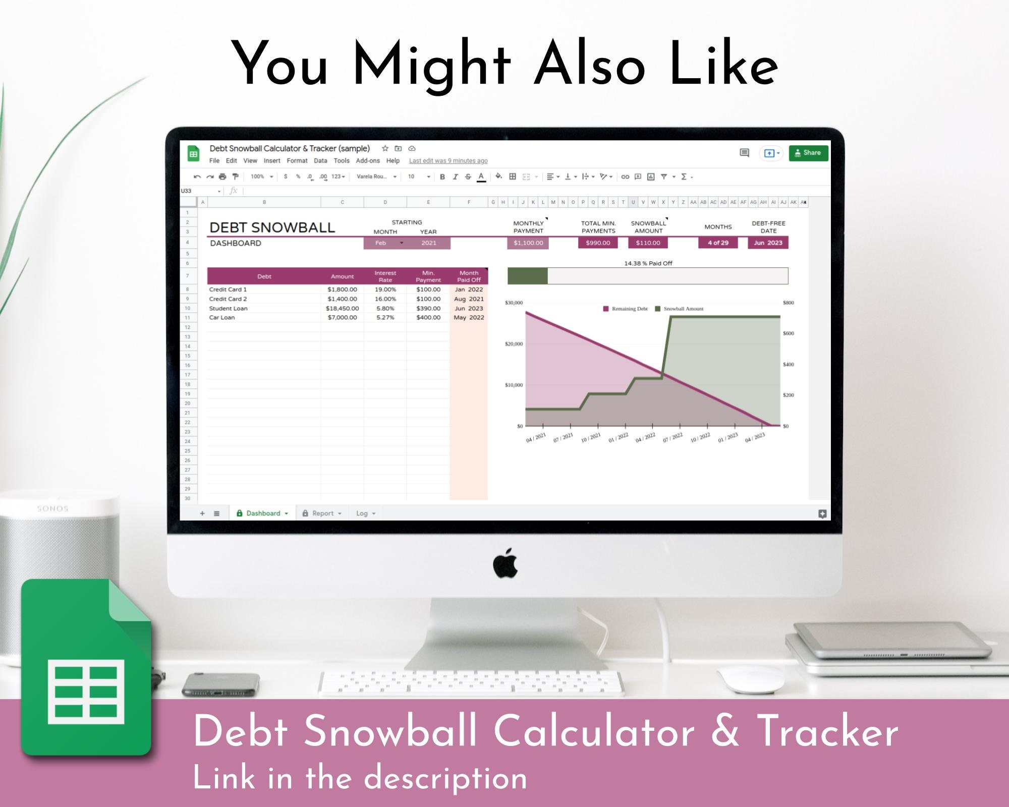 Snowball Debt Planner Debt Repayment Tracker, Multiple Loan ...