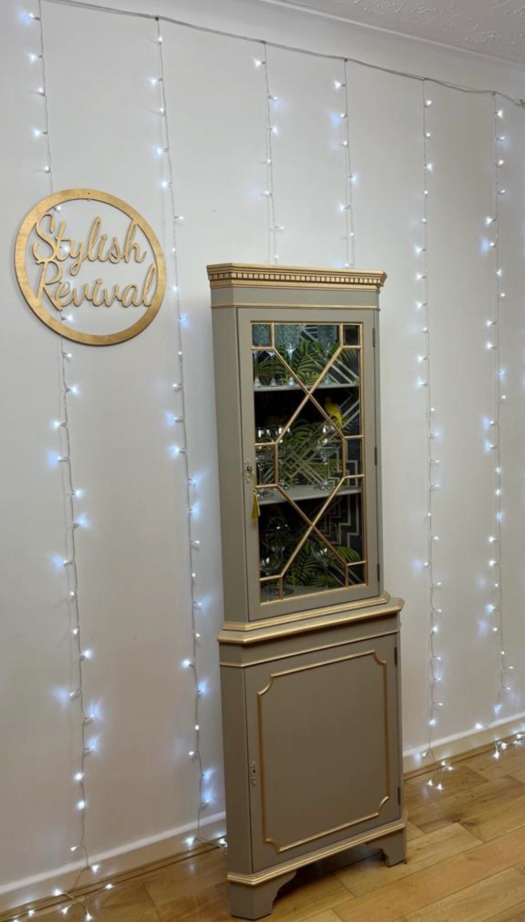 Drinks Gin Display Cocktail Corner Cabinet Beige Taupe Vintage - Etsy UK