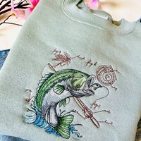Fish Embroidery - Etsy
