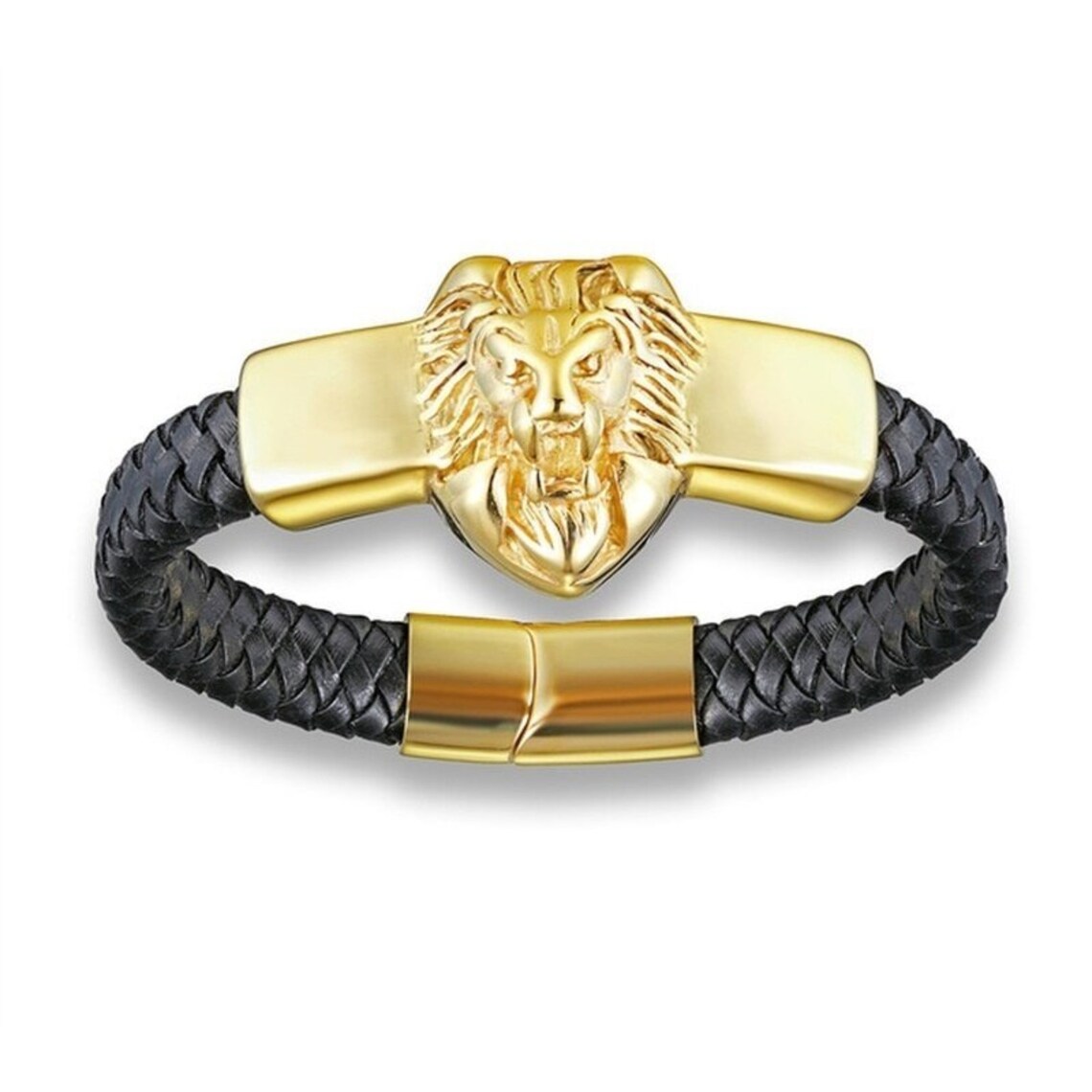 Adjustable Gold and Silver Lion Bracelet - Etsy