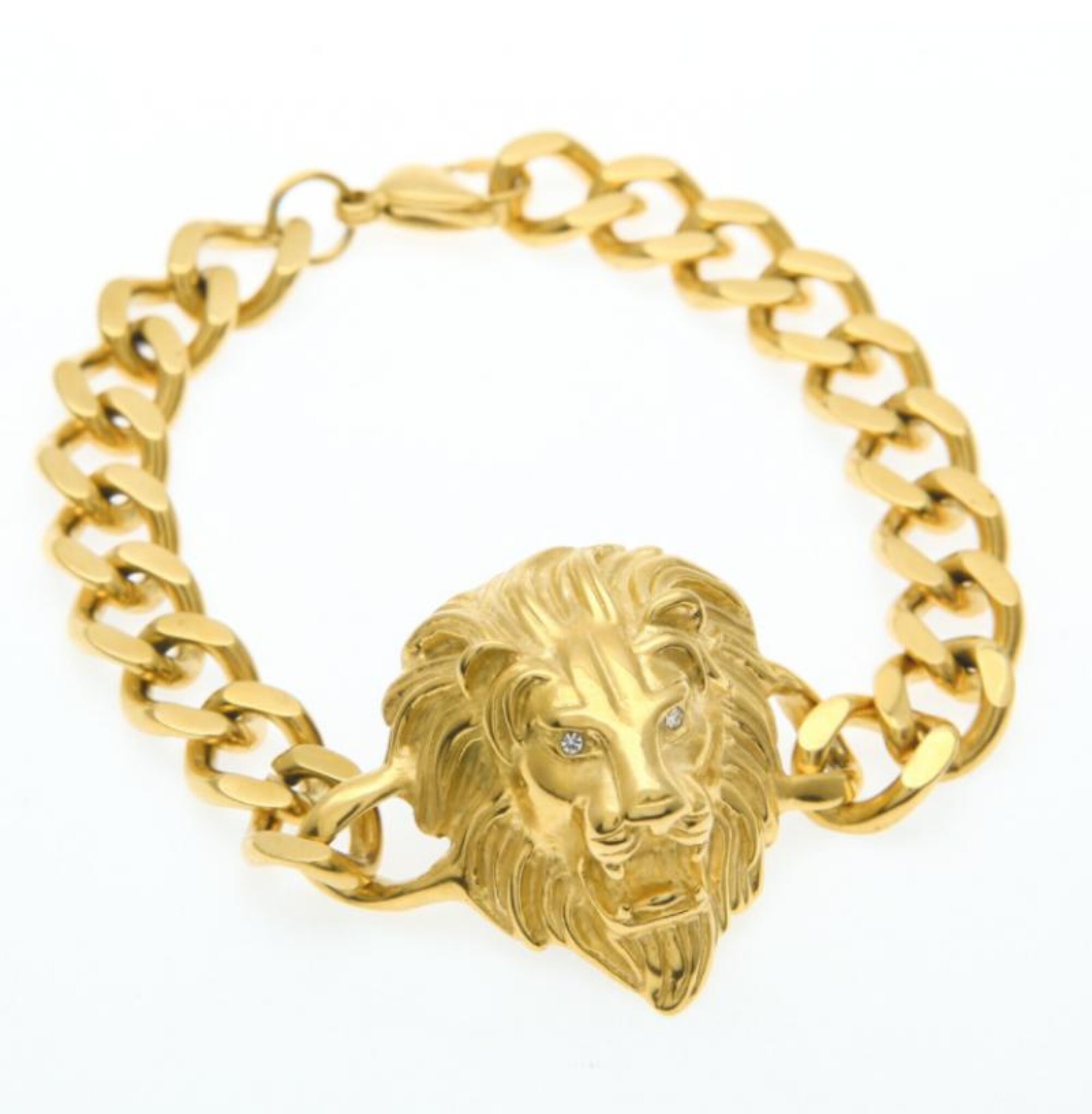 Adjustable Gold and Silver Lion Bracelet - Etsy