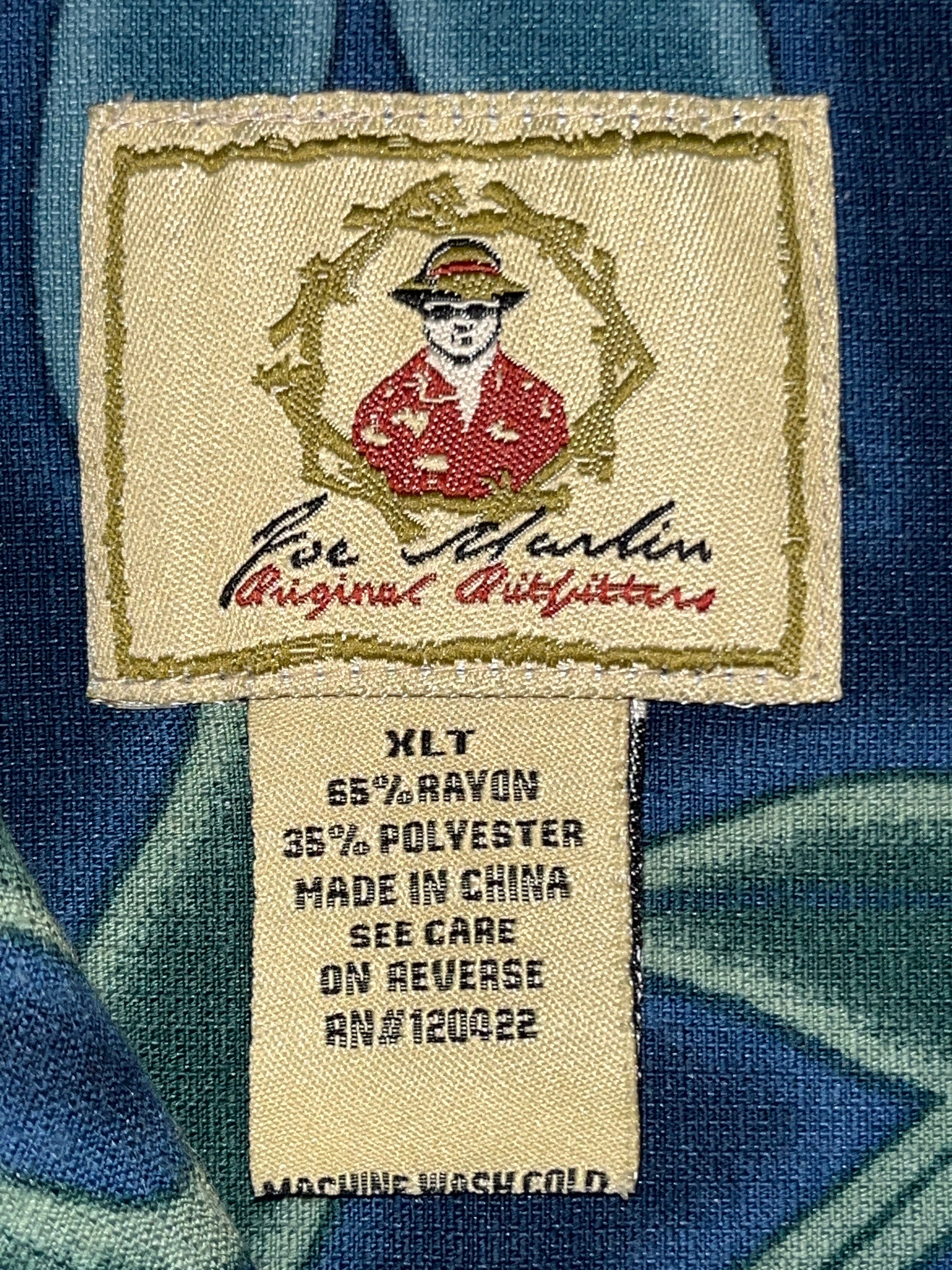 Hawaiian Shirt Joe Marlin Original Classic Size XLT Mens - Etsy