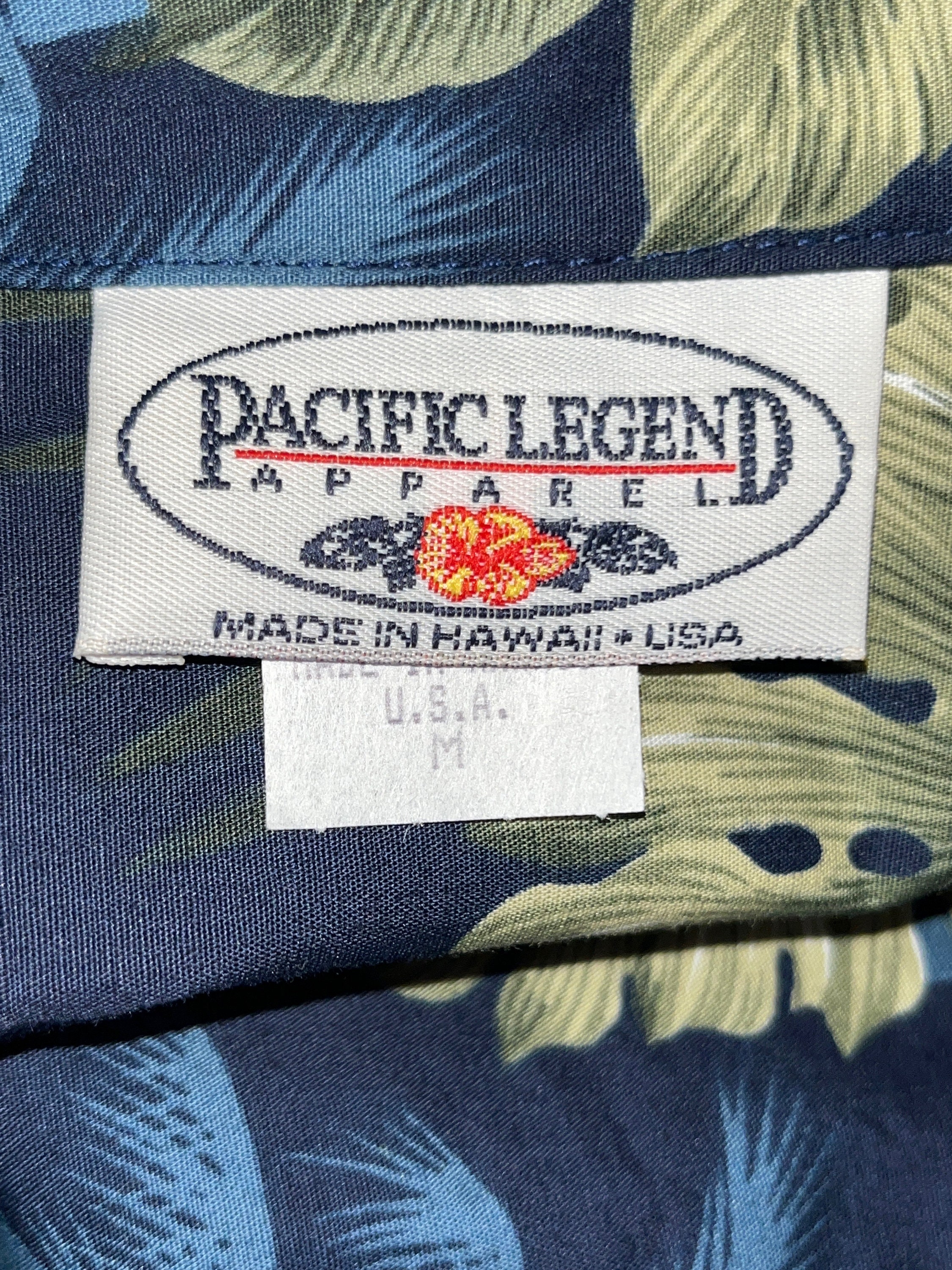 Aloha Shirt Mens Medium Pacific Legend Button Down Shirt Made in Hawaii ...