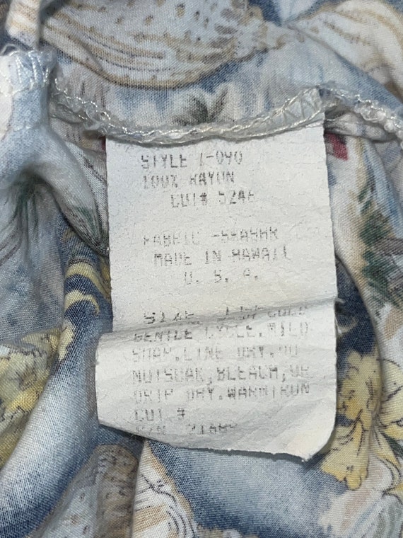 Hawaiian Shirt Iolani Vintage Made in Hawaii Short Sl… - Gem