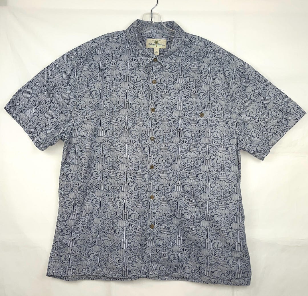 Hawaiian Shirt Island Shores Mens XL Button Down Short Sleeve Shirt - Etsy